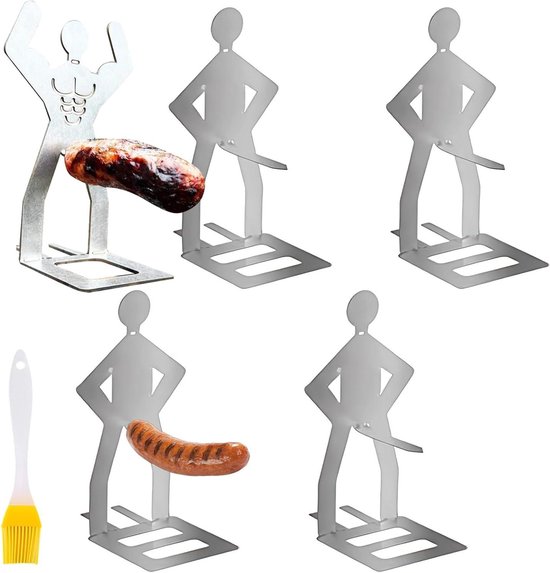Grill Worst Houder - BBQ Accessoire - Buiten Koken - Stabiele Sterke ...