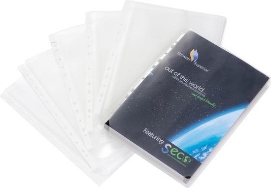 Seco insteekmap - A4 - extra breed - transparant - milieuvriendelijk ...
