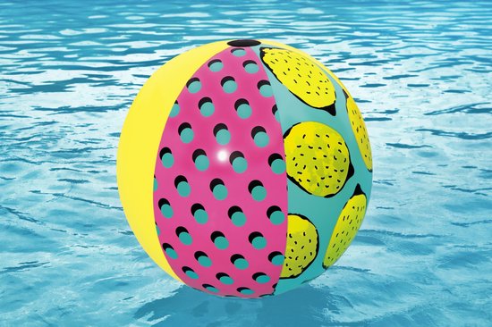 bol.com | Bestway 48''/1.22m Retro Fashion Beach Ball