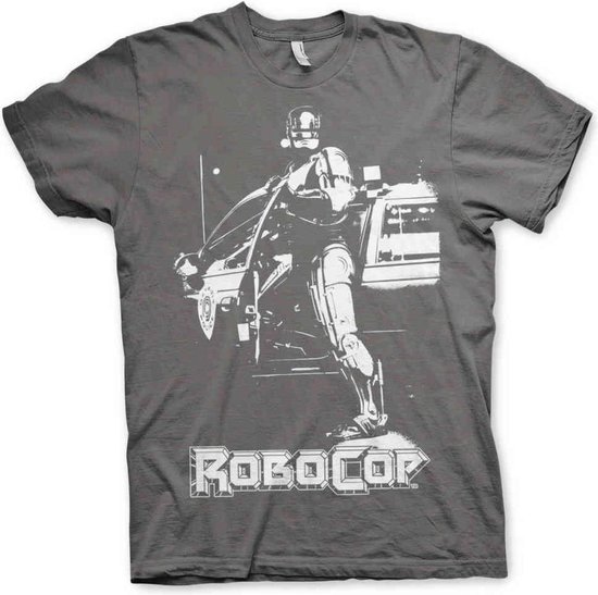 Robocop Heren Tshirt -XL- Poster Grijs | bol.com