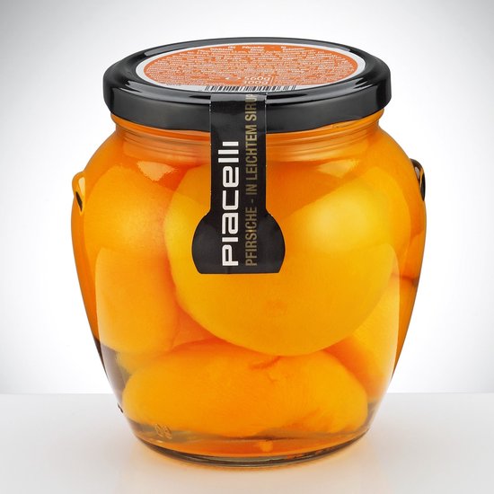 Compote perzik, licht gesuikerd 560g | bol