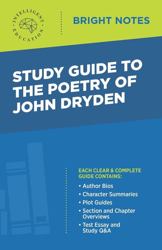 Bright Notes - Study Guide to The Poetry of John Dryden (ebook ...