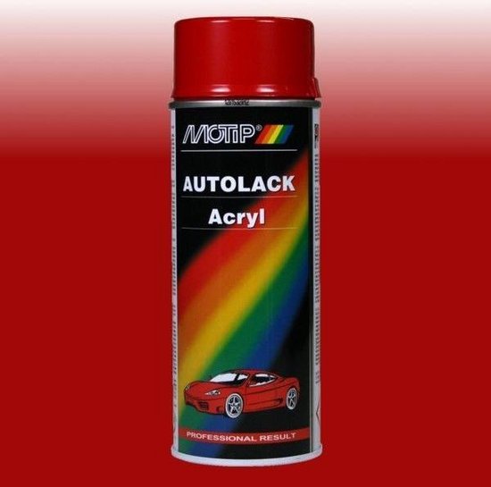 Motip 41530 - Autolak spuitbus - Rood - 400ml | bol.com