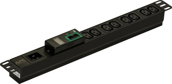 APC Easy PDU EPDU1016M, Metered, 1U, 16A, 230V, (8x)C13, C20 stekker | bol