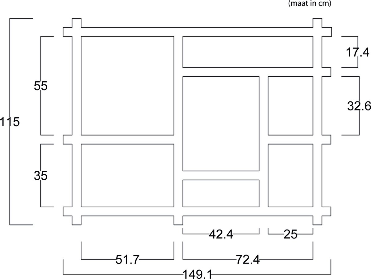 Arizona | Honingraat Open Vakkenkast - Duurzaam Karton - Hobbykarton ...