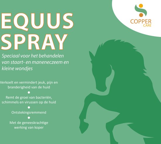 Copper Care Equus Spray - Paarden Staart- en Maneneczeem, Mok en kleine ...