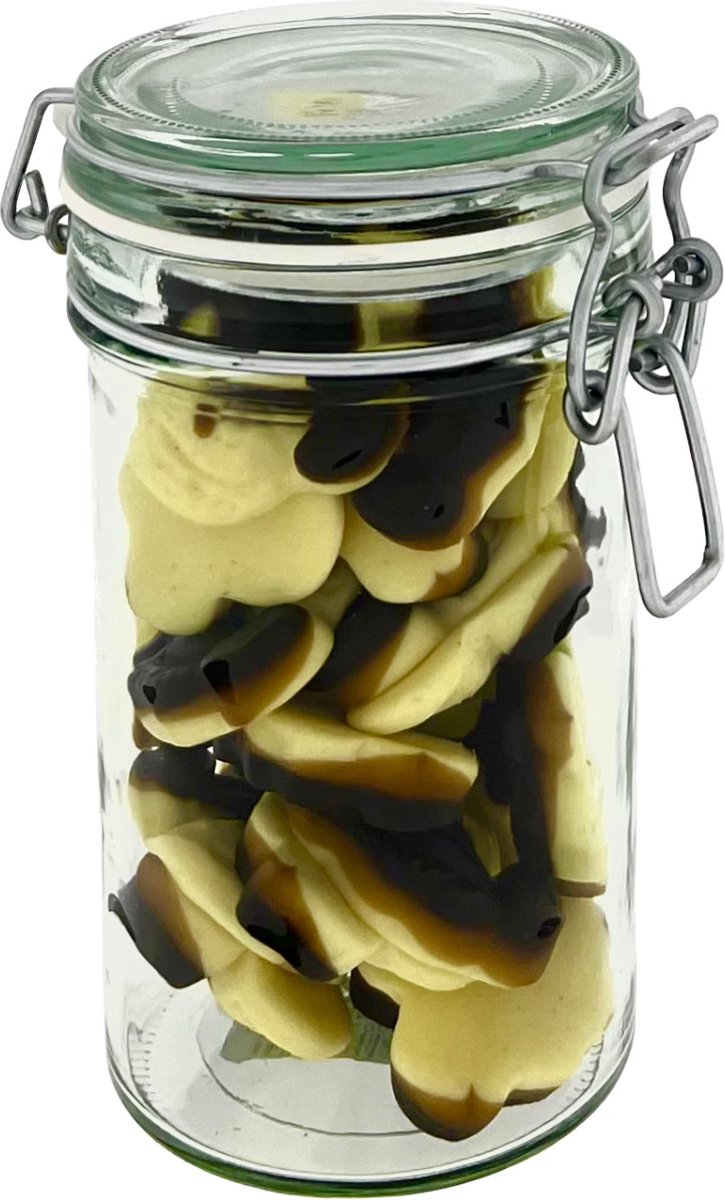 Weckpot opbergpot beugelpot met degelijke klemsluiting - 500ml - Glas ...