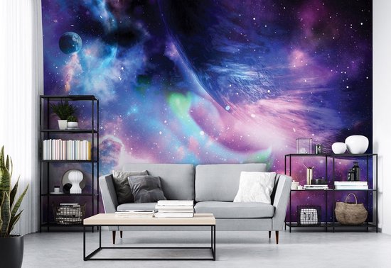 Fotobehang - Vlies Behang - Planeten in het Universum - Ruimte - Space ...