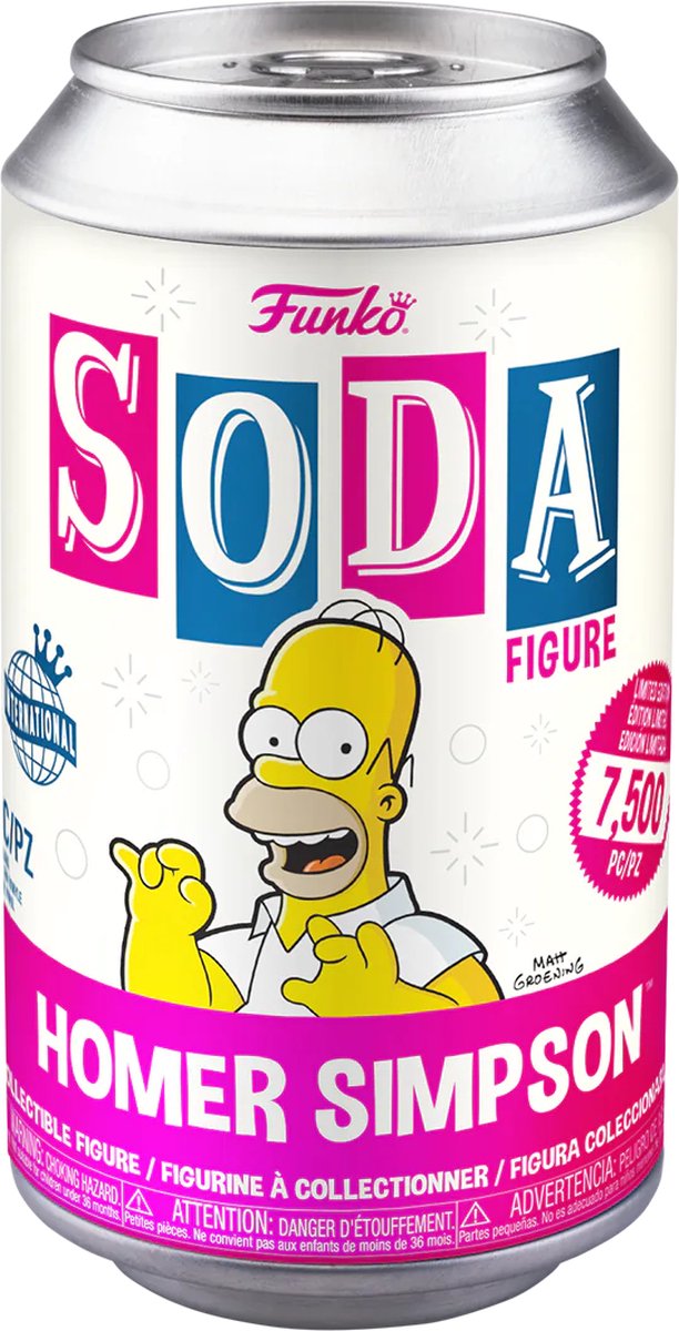 Funko Soda Pop! The Simpsons Homer 7500 Pcs Exclusive | bol.com