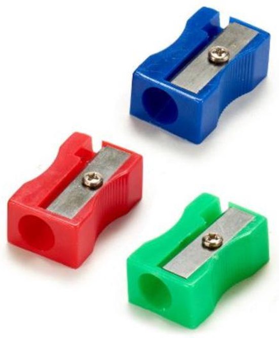 puntenslijpers groen/rood/blauw 6 stuks | bol.com