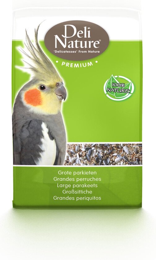 Deli Nature Premium Grote Parkiet 1 kg | bol