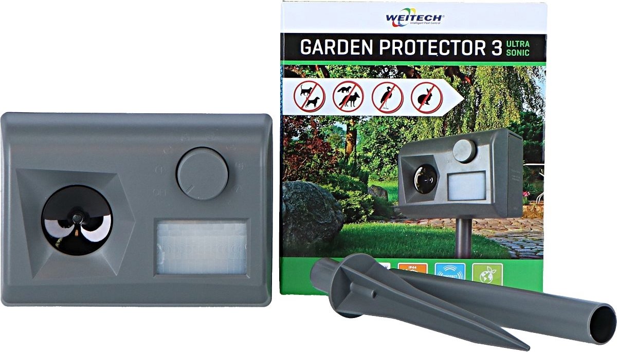 Weitech Garden Protector 3 - Tegen honden, katten, vossen, konijnen ...