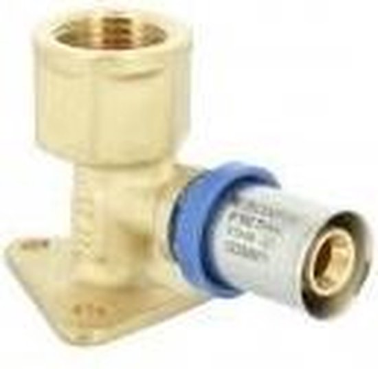 Bonfix Alu-pers - messing perskoppeling / persfitting - muurplaat binnendraad 20 x 3/4... | bol.com