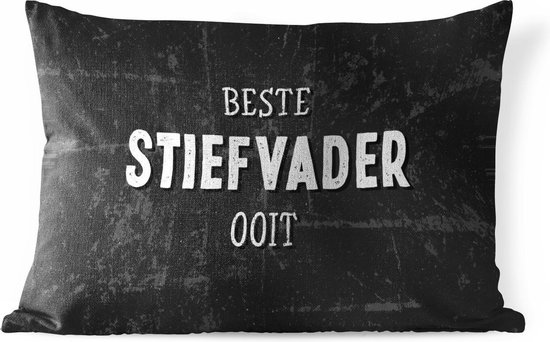 Buitenkussens - Tuin - Vaderdag cadeau - Stiefvader - Quote - Beste ...