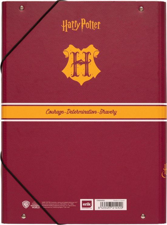 Harry Potter Foldermap Gryffindor A4 34 X 25,5 Cm Rood/geel | bol.com