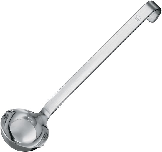 Rösle - Opscheplepel - Soep - Hittebestendig - 160 ml - Zilver | bol