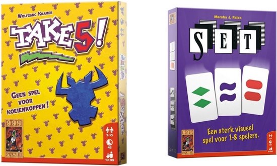 Spellenbundel - Kaartspellen - 2 Stuks - Take 5! & SET! | Games | bol