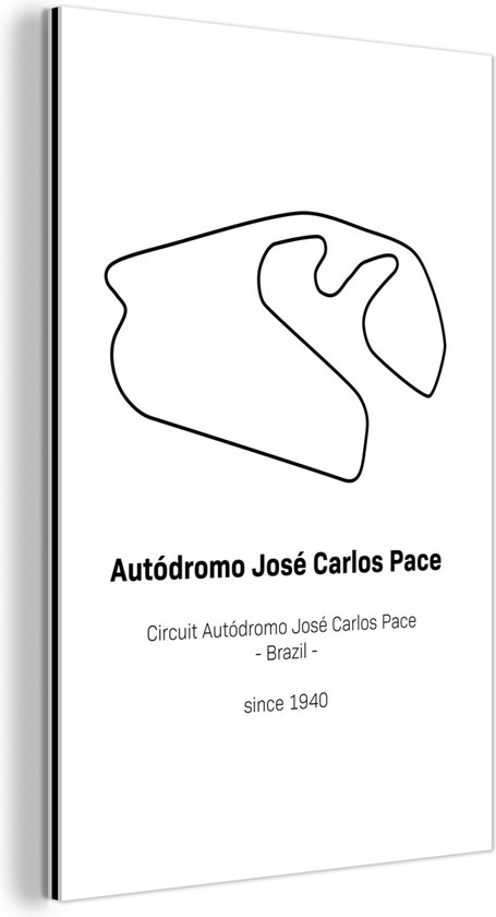 Wanddecoratie Metaal - Aluminium Schilderij Industrieel - Brazilië ...