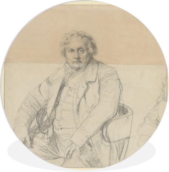 Portrait de Louis François Bertin - Peinture de Jean Auguste Dominique ...