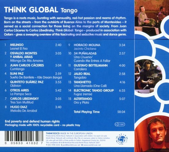 Various Artists - Tango. Think Global (CD), various artists | Muziek | bol