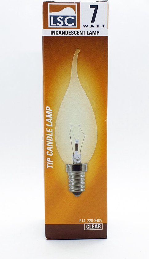 LSC 7 watt kaarslamp E14 helder | bol