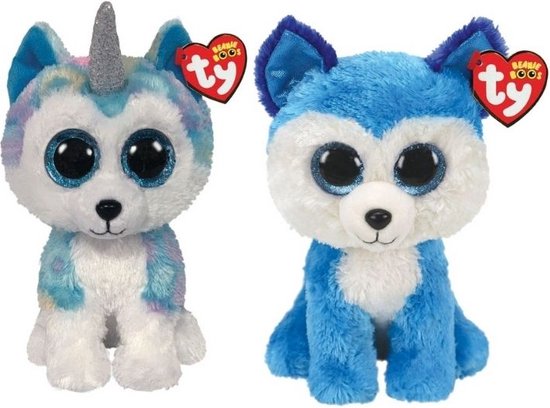 Ty - Knuffel - Beanie Buddy - Helena Husky & Prince Husky | bol.com