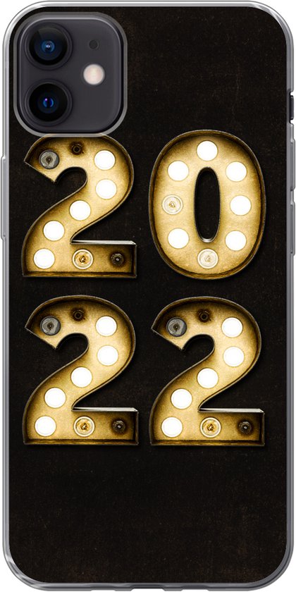Coque iPhone 12 Mini - Réveillon - Nouvel An - 2022 - Siliconen | bol.com