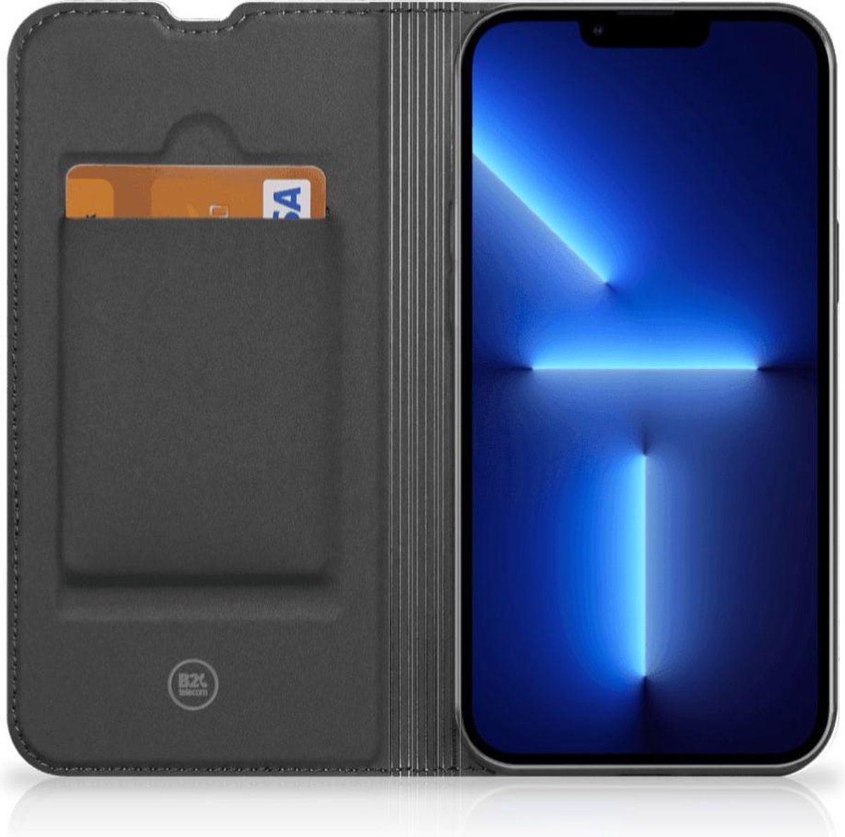 Bookcover iPhone 13 Pro Max Smart Case Chat Witte | bol.com