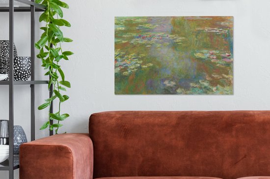 Tableau Tableau Water aux nymphéas - Tableau de Claude Monet - 60x40 cm ...