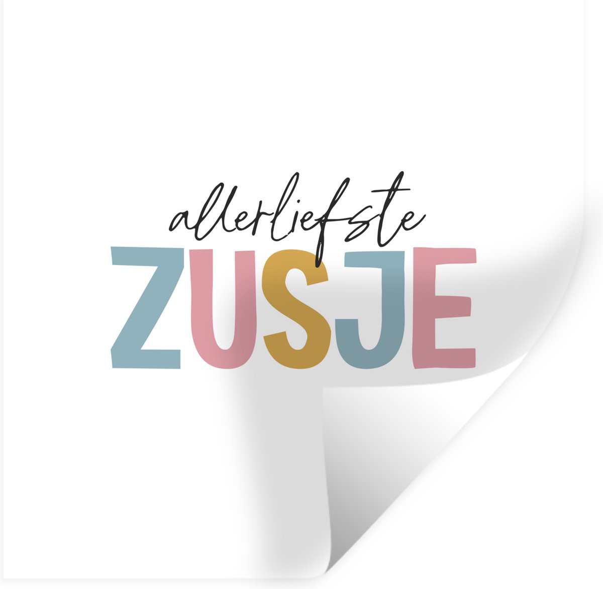 Muurstickers - Allerliefste zusje - Quotes - Spreuken - Zussen - 30x30 ...