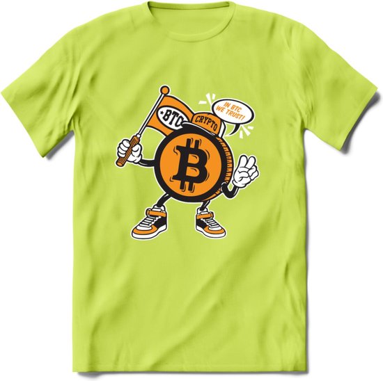 BTC Mascot - Crypto T-Shirt Kleding Cadeau | Dames / Heren / Unisex ...