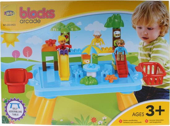Luna Blocks Arcade Bouwset Met Speeltafel 44-delig (222-h23) | bol