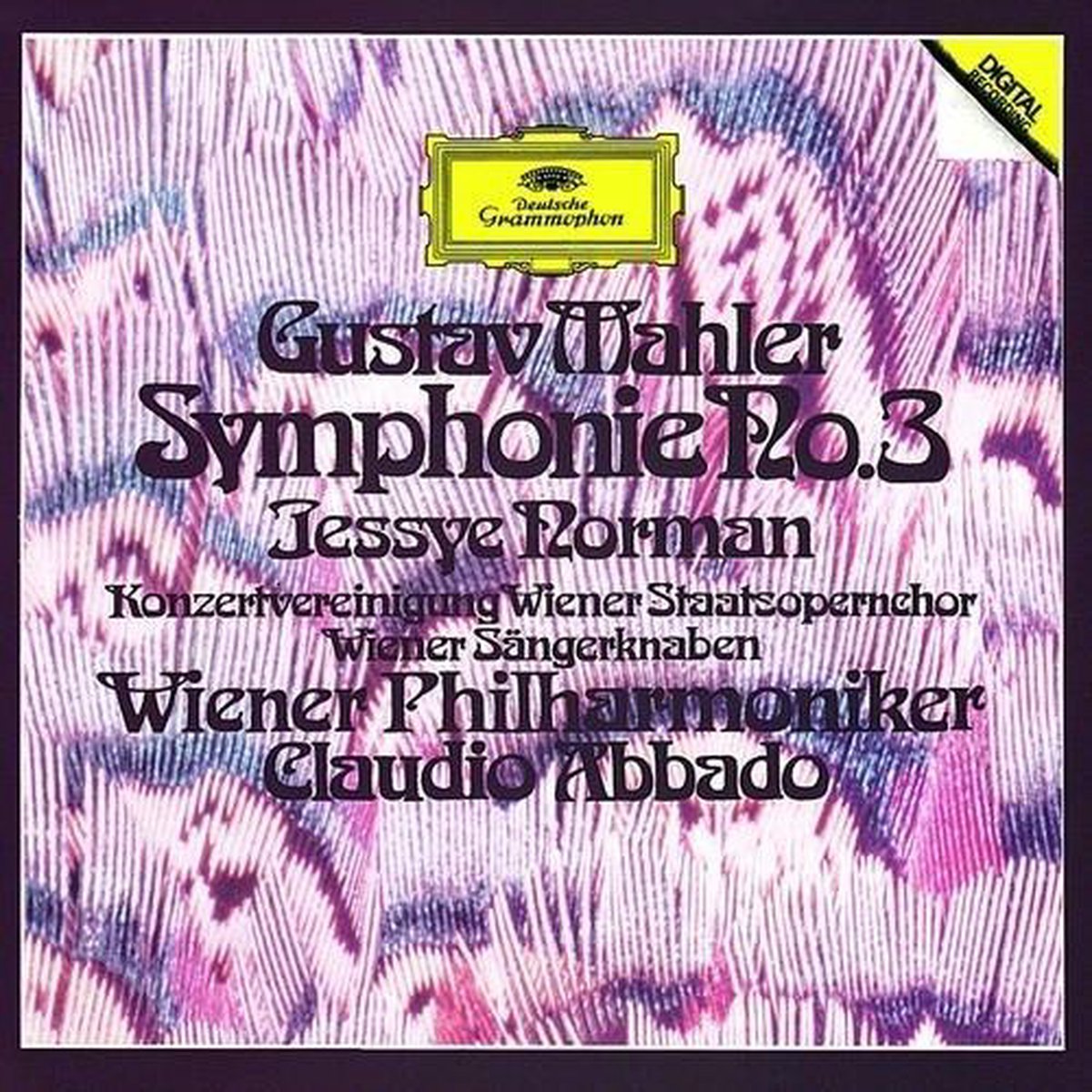 Mahler: Symphony no 3 / Abbado, Norman, Vienna PO & Chorus, Vienna ...