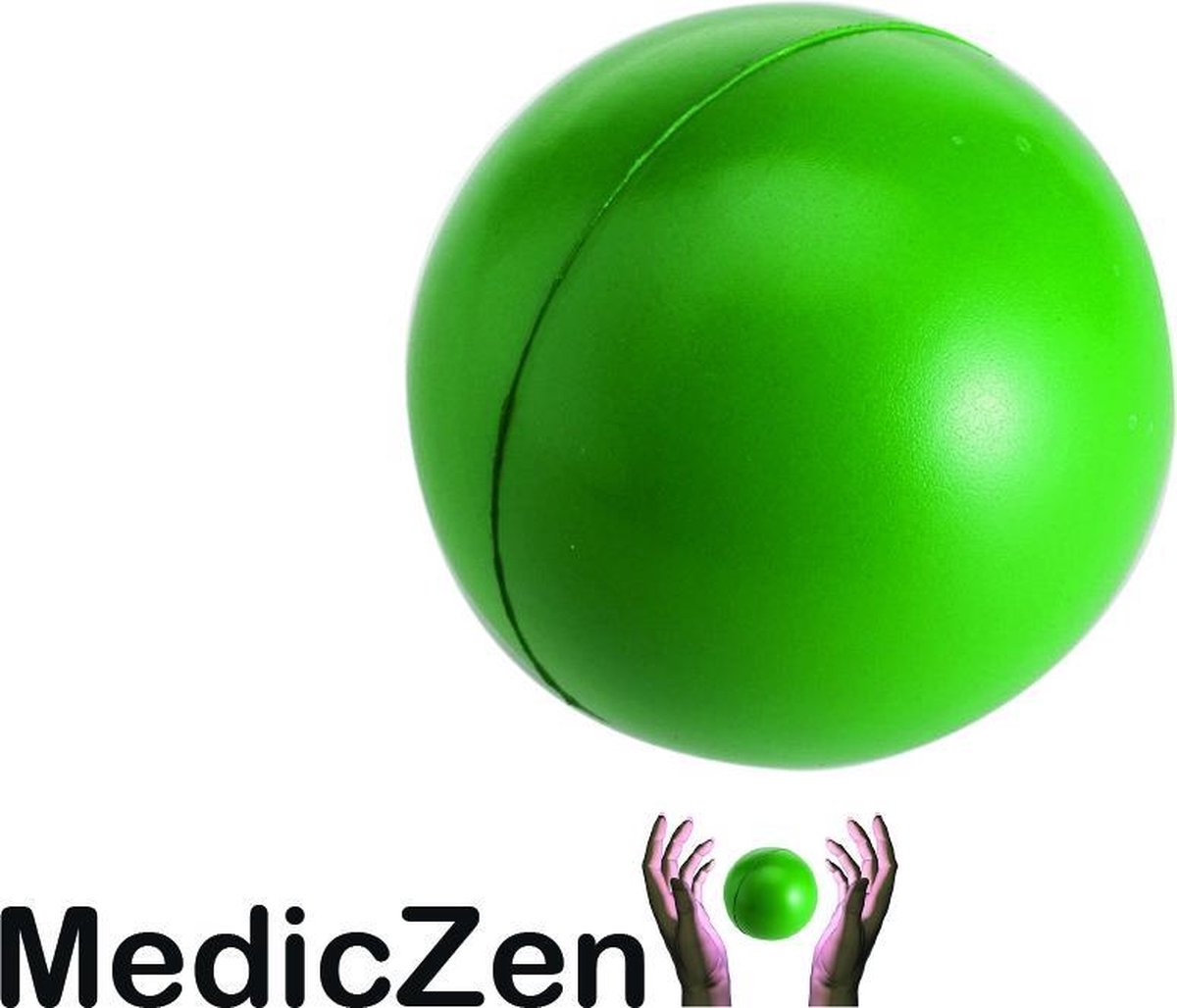 5 Stuks Stressbal Anti stress. Fysio. 6 cm. Groen. Laat je frustratie ...