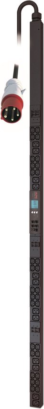 Rack PDU, Metered, ZeroU, 32A, 400V, (30x) C13 & (12x) C19, IEC 309 32A 3Fase stekker | bol