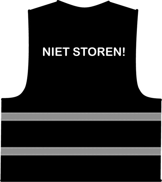 Niet storen hesje zwart | bol
