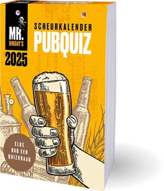 Mr. Bright's Pubquiz scheurkalender - 2025 | bol