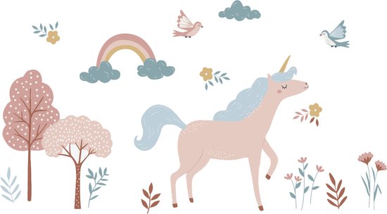 Vertbaudet Stickers XL eenhoorn | bol