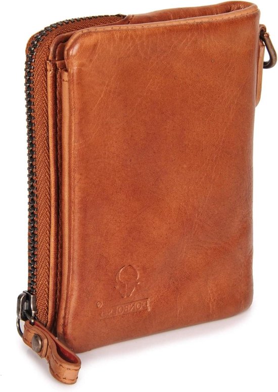 Slank Mini Lederen Portemonnee - 4 Sleuven met RFID Bescherming - Klein ...