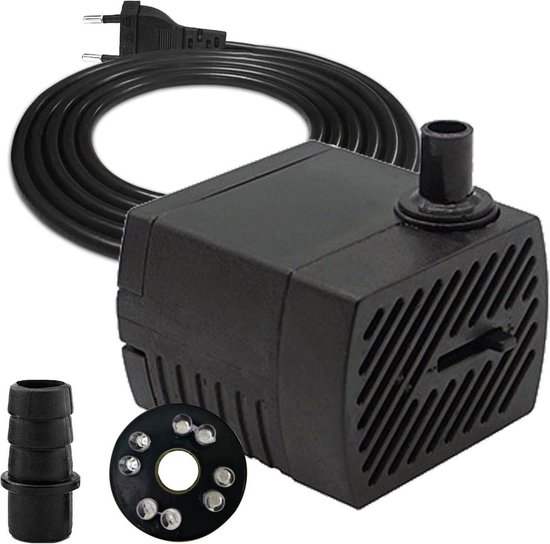 Mini-waterpomp 4 W 280 l-u 110 V-220 V 8 leds vijverpomp fonteinpomp ...