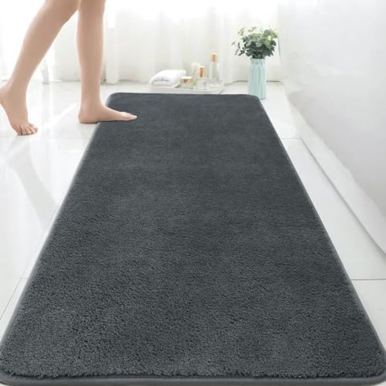 Extra grote badmat 150 x 60 cm microvezel badmatten voor badkamer ...