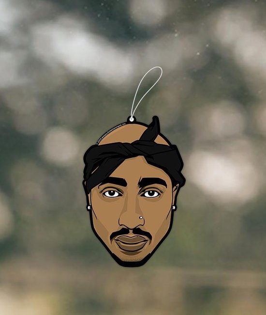 Airfreshener TUPAC SHAKUR BANDANA NOSE PIERCING | bol