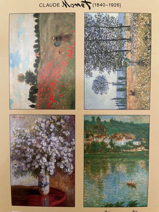 Luka Basic Kaarten Claude Monet (1840-1926) | bol