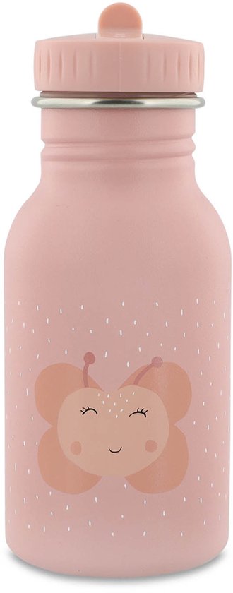 Trixie Drinkfles – Mrs. Butterfly- RVS Waterfles voor kinderen – 350ml ...