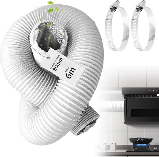 Flexibele Afvoerslang - Voor Airconditioning en Droger - 6 m ...