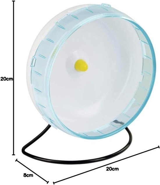 Plastic Hamster Wheel - Diameter 20cm x 8cm | bol