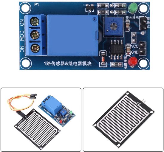 Regendruppel Controllermodule - Groot Oppervlak - Indicatielampjes - 12V -... | bol