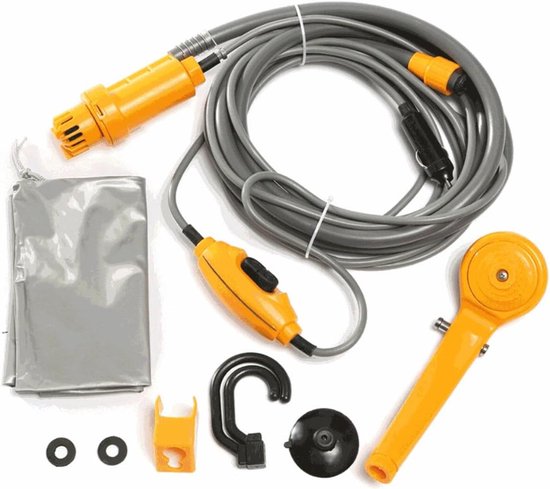 Draagbare Douche DC 12 V voor Camping - Outdoor Elektrische Douche Pomp ...