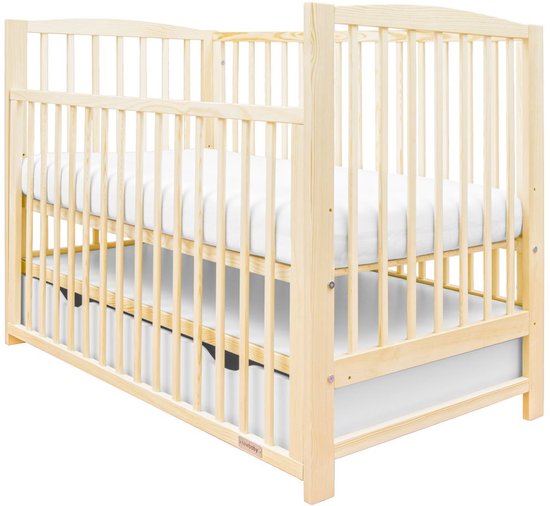 New Baby - Babybed - Houten babybedje - Met spijlen - Met lade ...