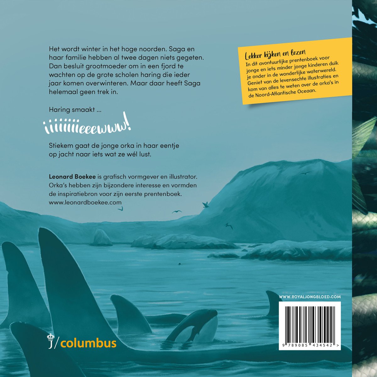 Saga - Avontuurlijk prentenboek over orka's in de Noord-Atlantische ...